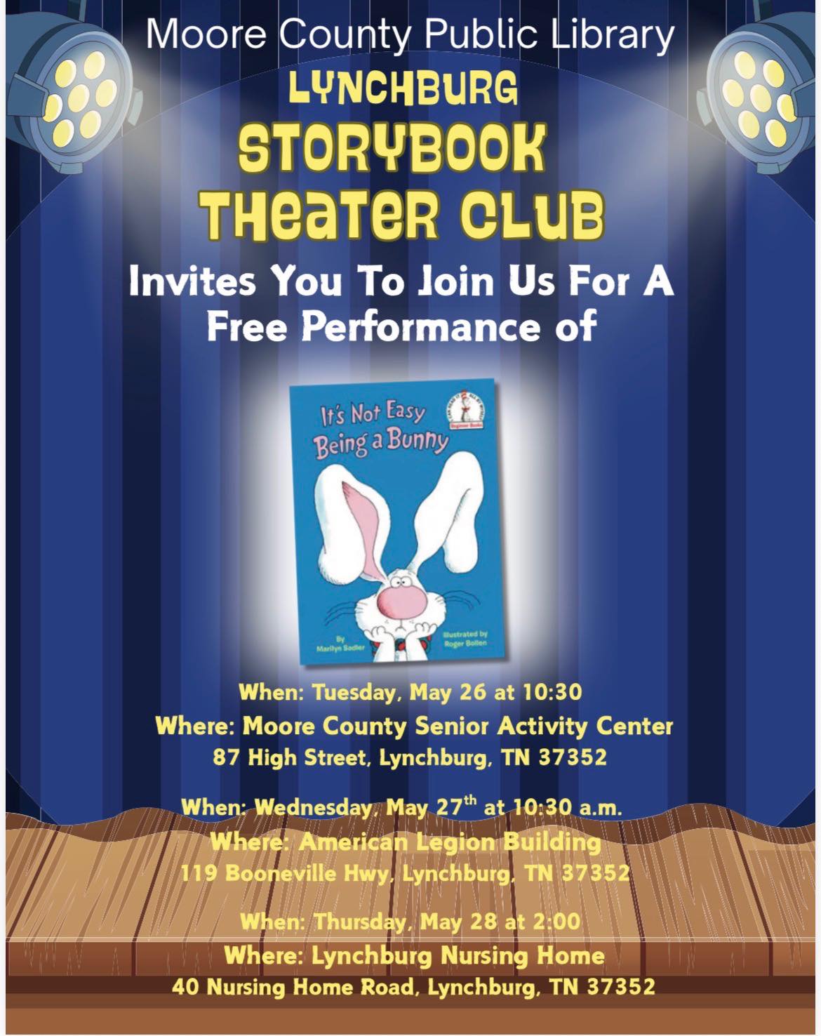 Storybook Theater sets performances - Moore County News
